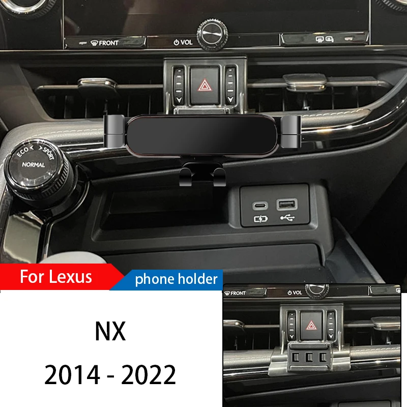 Car Phone Holder Mount Stand For Lexus NX 2014-2022 Adjustable GPS ...