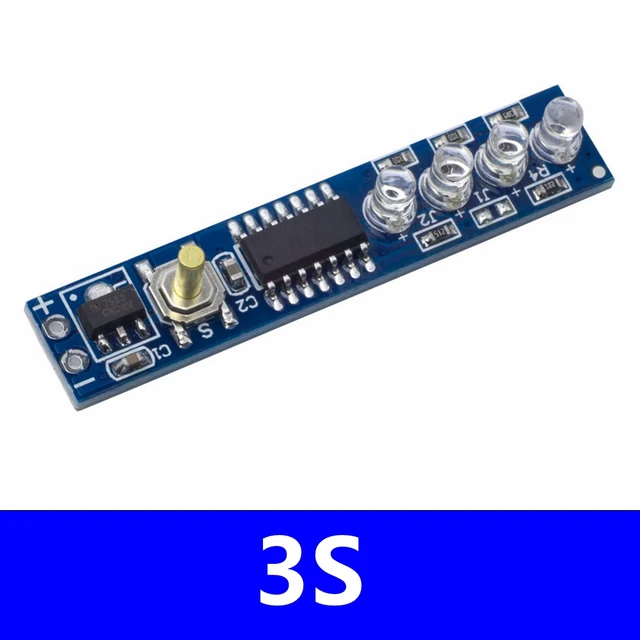 EGBO 1S 2S 3S 4S Single 3.7V 18650 Lithium Battery Capacity Indicator ...