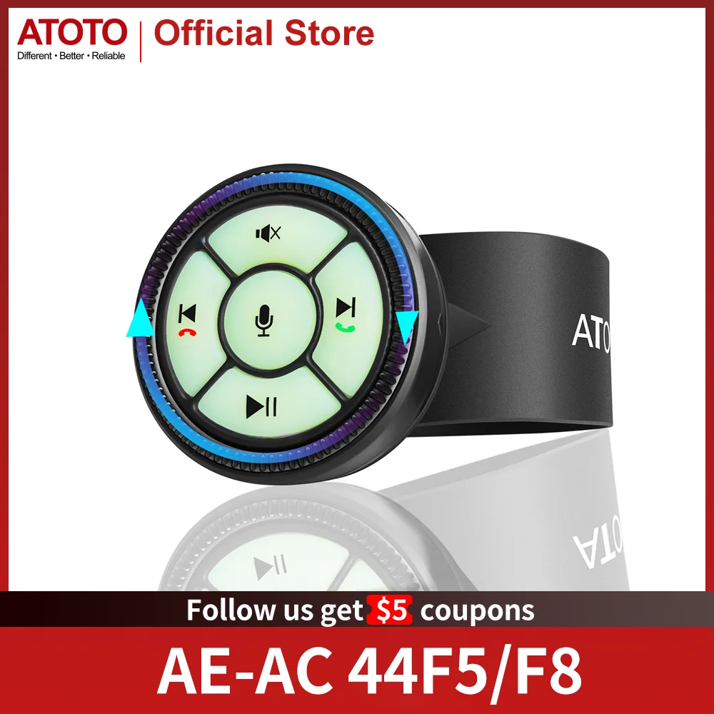 6 Keys Watchband Wireless Steering Wheel Control With Backlight Buttons ...