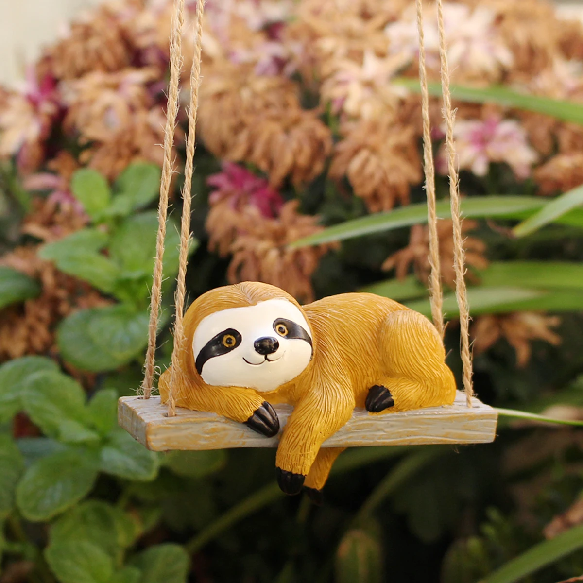 Resin Sloth Swaying Figure in a Lazy, Lying Position - realistic sloth ...