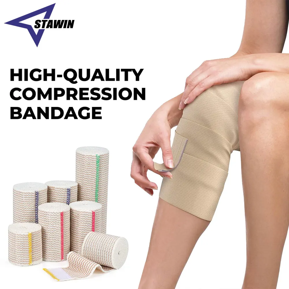 Premium-Elastic-Bandage-Wrap-Hook-Loop-Fasteners-At-Both-Ends-Latex ...