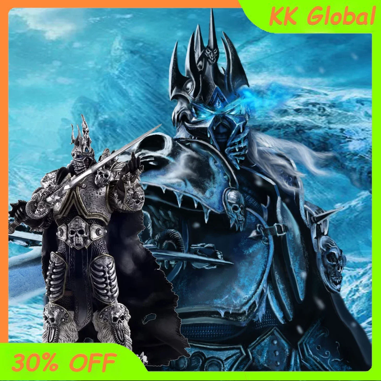 16cm-World-of-Warcraft-Game-Figure-Lich-King-Arthas-Death-Knight-Standing-Frostmourne-Desktop ...