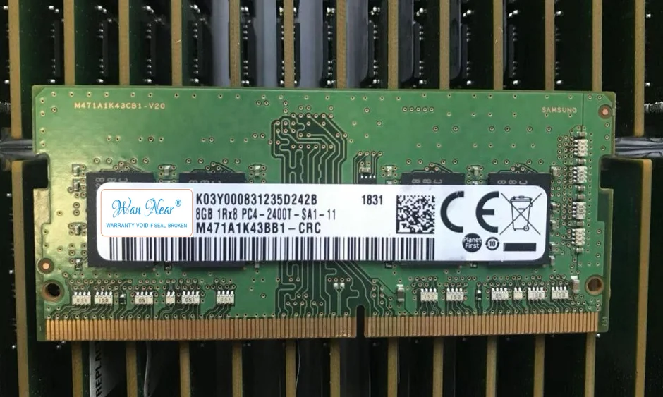 8GB 1RX8 PC4 2400T SA1 11 M471A1K43BB1 CRC DDR4 8gb-1rx8-pc4-2400t-sa1-11-m471a1k43bb1-crc-ddr4