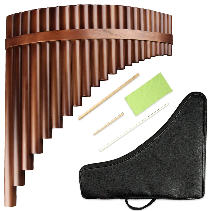 Strumento musicale tradizionale cinese 22 tubi Pan Flute C Key bambù ...