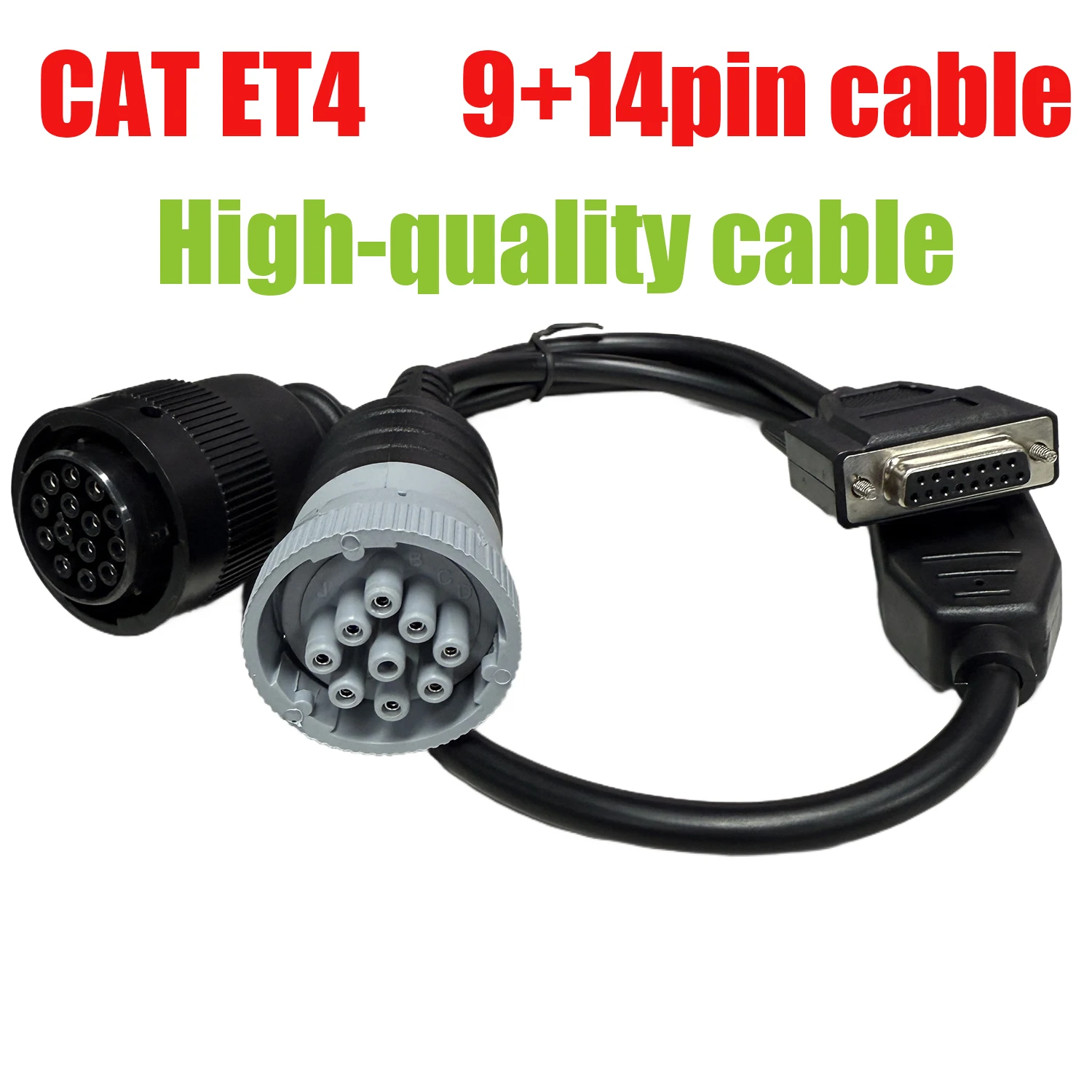 Cabo ethernet de 9 + 14 pinos para caterpillar et4 478-0235 adaptador ...