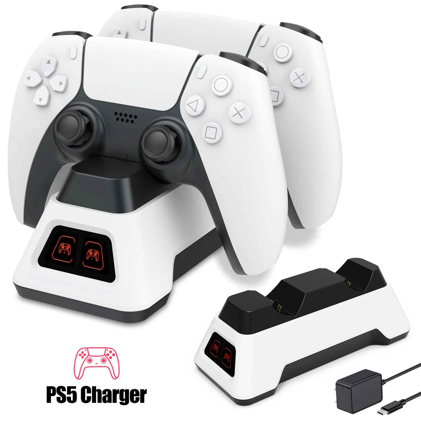 PS5-Controller-Fast-Charger-Station-With-LED-Indicator-Fast-Charging ...
