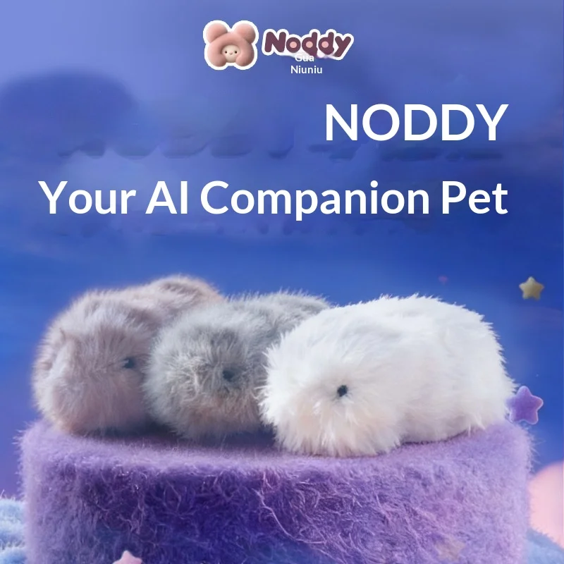Noddy Interactive Emotional AI Plush Realistic Electronic Pet Doll With ...