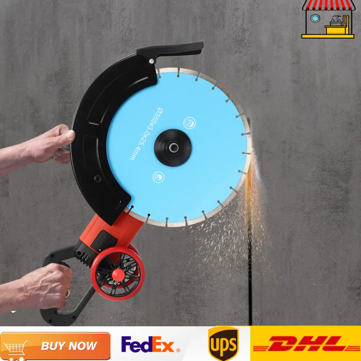 Giant Angle Grinder: Is This 14-Inch Floor Grooving Machine Really ...