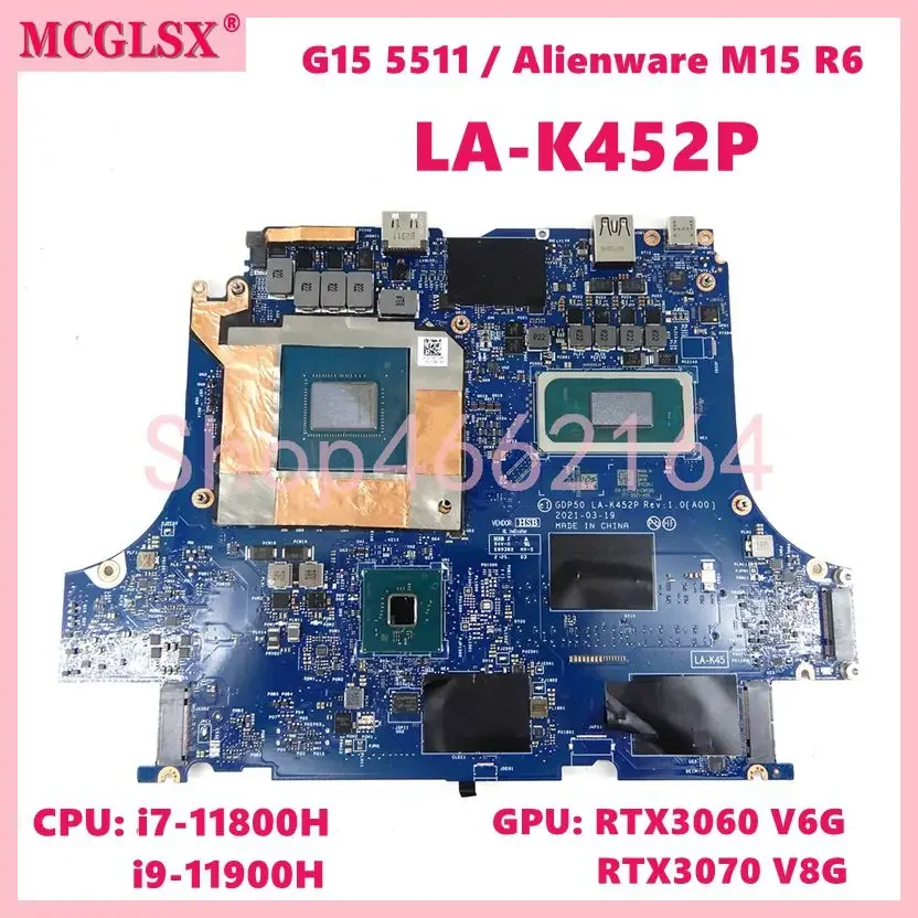 Placa-base-de-ordenador-port-til-LA-K452P-con-i7-11800H-CPU-RTX3060 ...