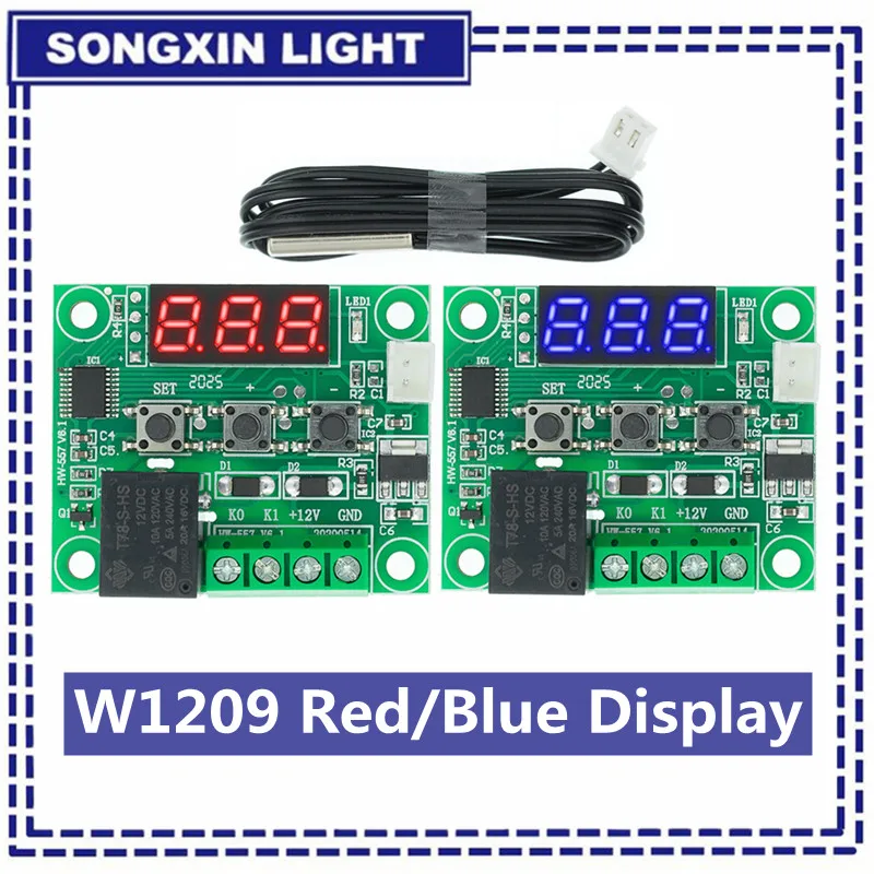 SX 50CM NTC Thermistor Temperature Sensor Waterproof Probe Wire 10K 1% ...