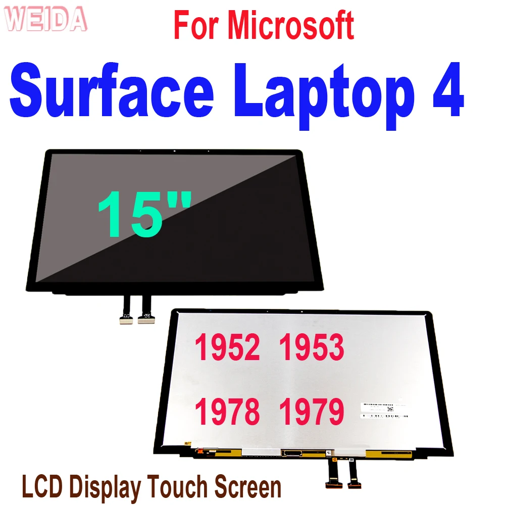15 Inch For Microsoft Surface Laptop 4 LCD 15" 1952 1953 1978 1979 LCD ...