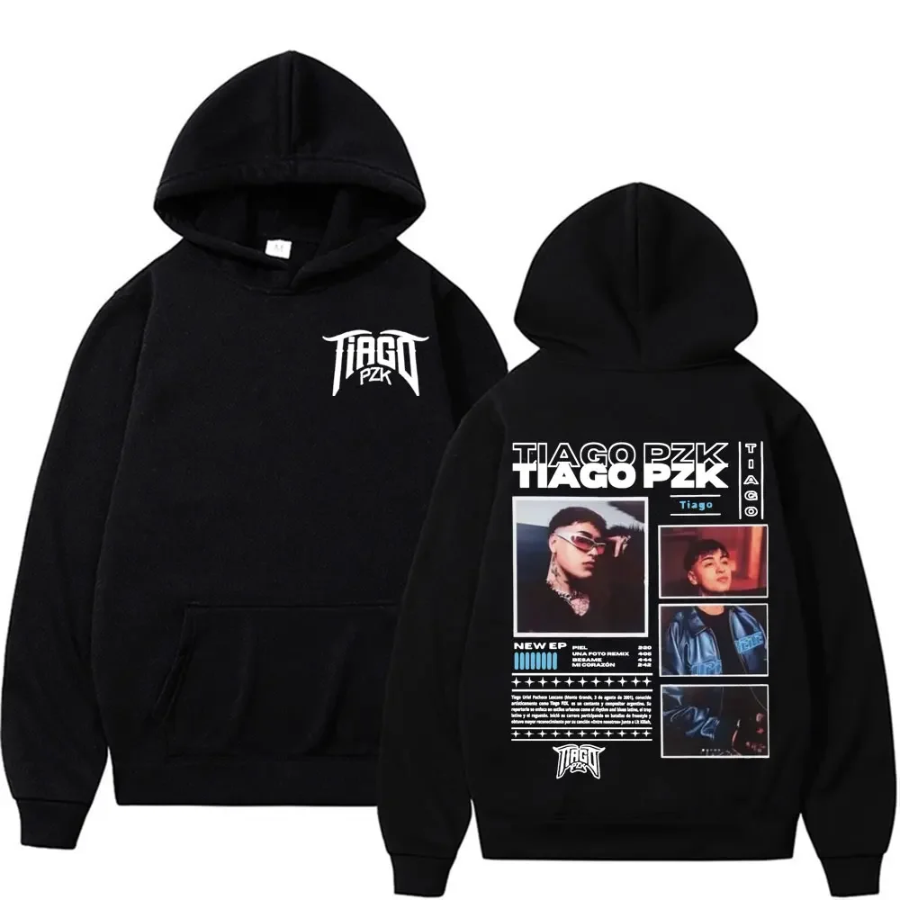 Rapper Tiago Pzk Gottia Double Sided Graphic Hoodie Men Women Fashion ...