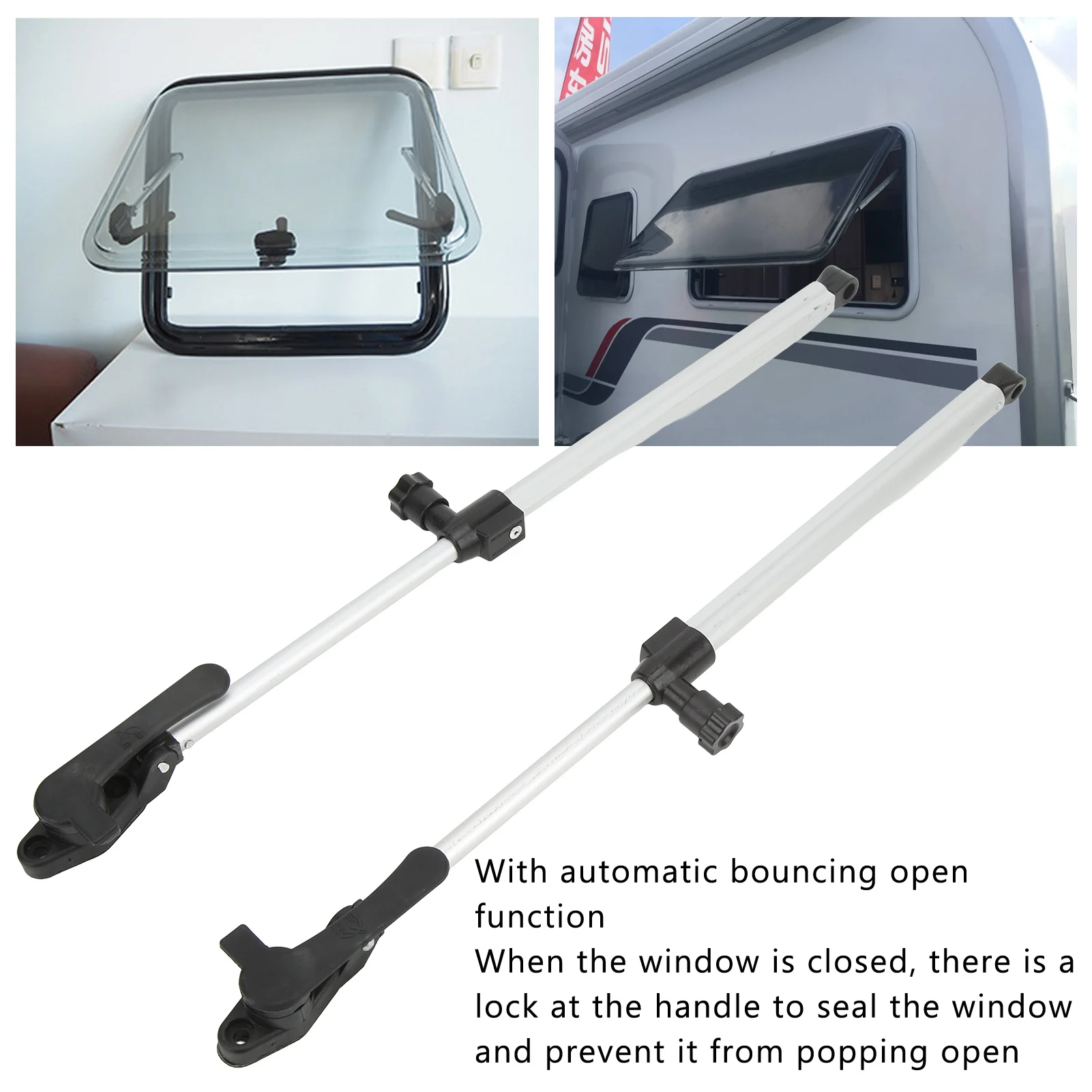 2pcs-RV-Window-Support-Rod-310-435mm-Telescopic-Aluminium-Alloy-for ...