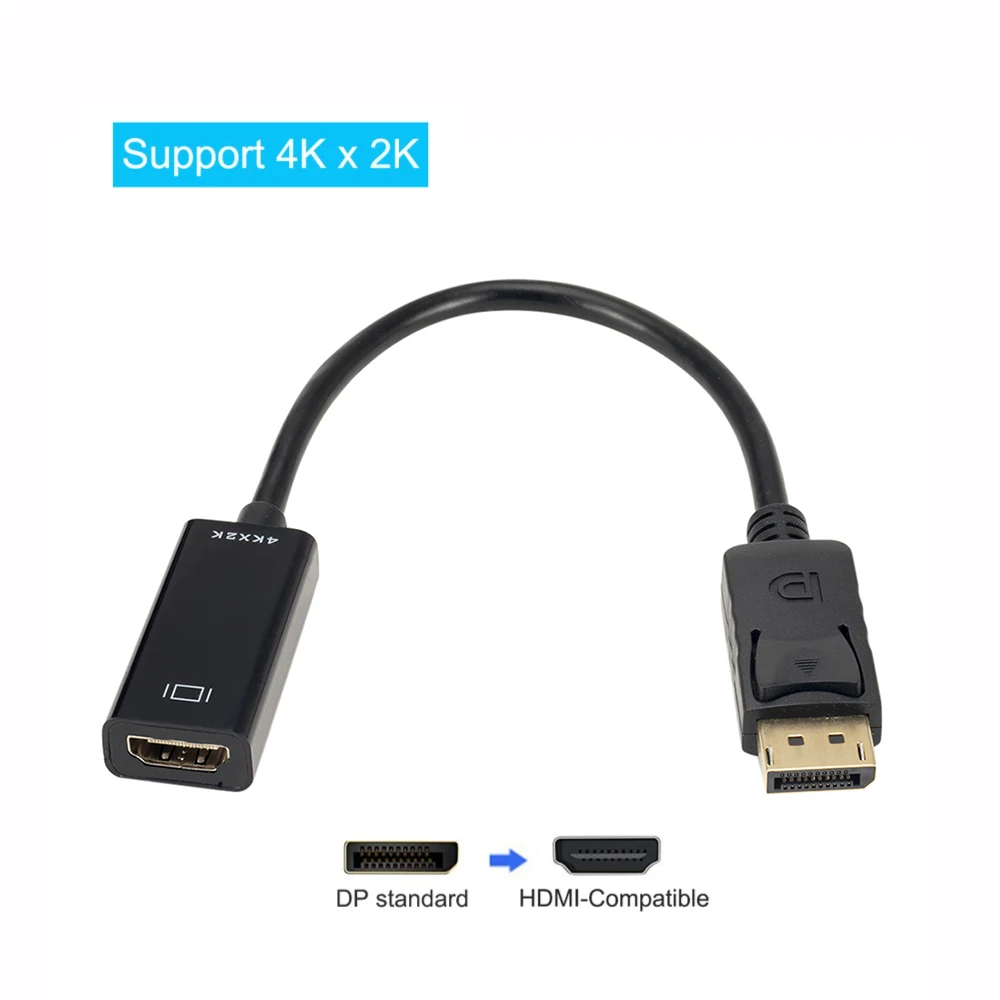 Display-Port-DP-To-HDMI-compatible-Adapter-DisplayPort-to-HDMI ...
