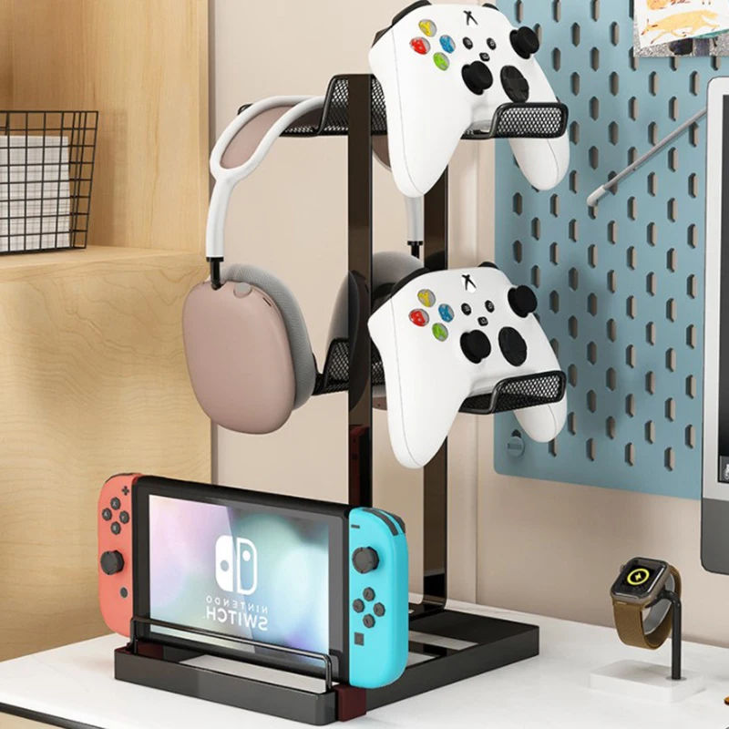 Metal-Gaming-Headset-Stand-Phone-Mount-Display-Holder-Gancho-para ...
