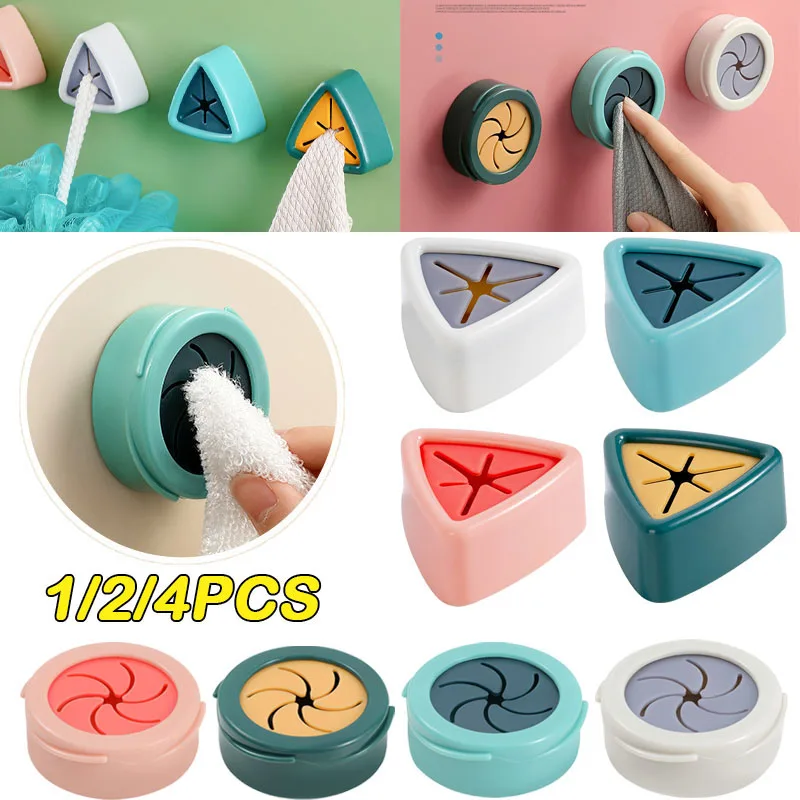 Wall-Mounted-Self-Adhesive-Towel-Holder-Kitchen-Rag-Storage-Rack ...