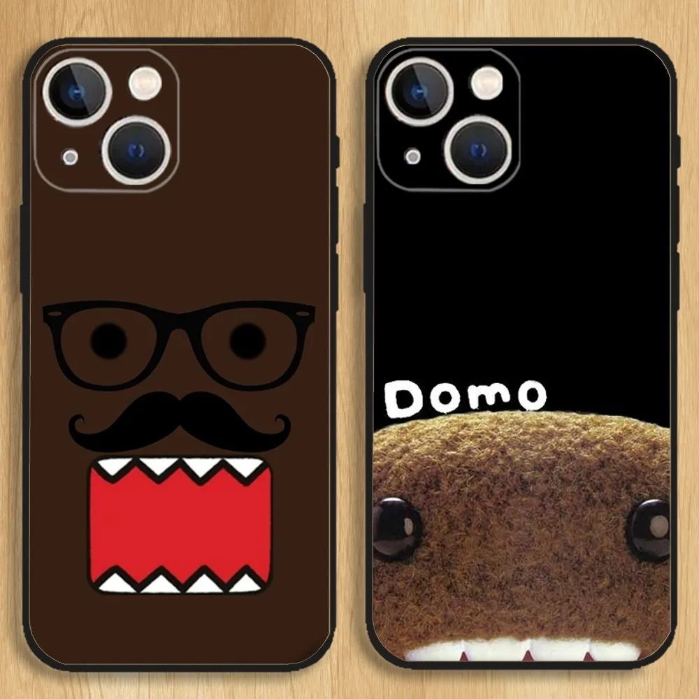 Cute Domo-kun Phone Case For iPhone15,14,13,12,11,Pro,Max,Plus,Mini,X ...