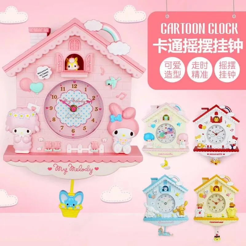 Sanrio-Cartoon-Cute-Melody-Little-Twin-Star-Melody-Cinnamoroll-Swing ...