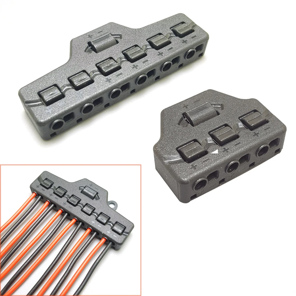 3-6-Ports-Push-in-Fast-Quick-Wire-Connector-Distribution-Wiring-Cable ...
