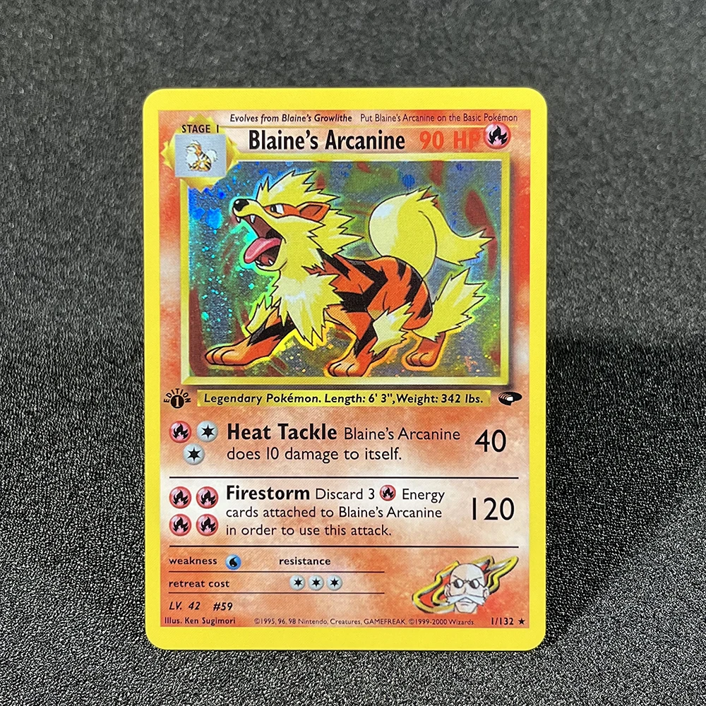 Pokémon Single Cards Gym Challenge (G2) Blaine’s Charizard Erika’s Venusaur Rocket’s Mewtwo Foil ...