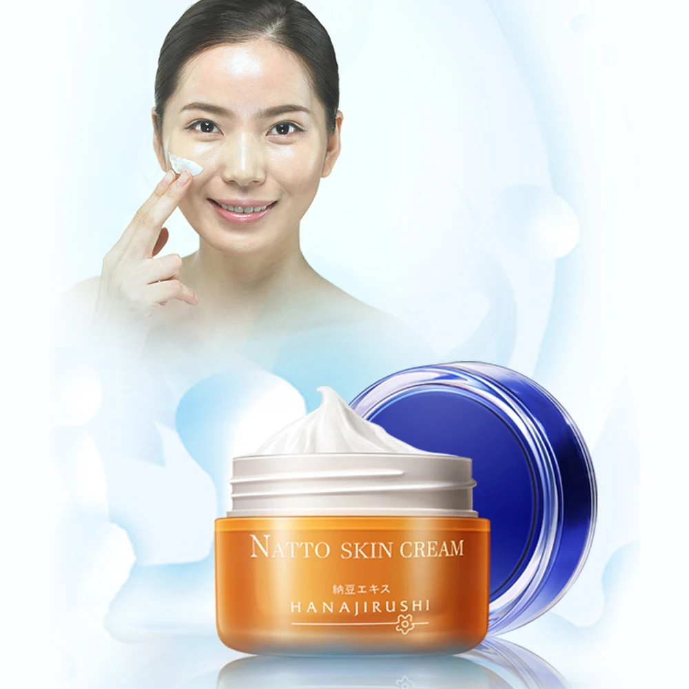 HANAJIRUSHI-Natto-Face-Cream-Firming-Hydrate-Moisturize-Bright-Skin ...