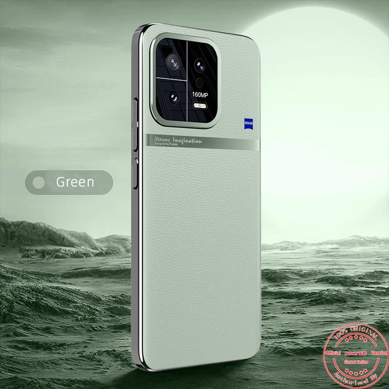 Capa-de-Couro-Anteen-para-Mi-Xiaomi-Lente-13-S-rie-Pro-Capa-Protetora ...