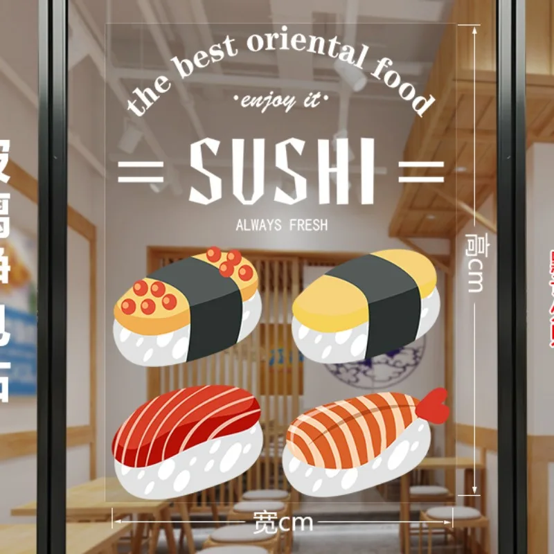 Pegatinas decorativas para publicidad de ventanas de restaurantes ...