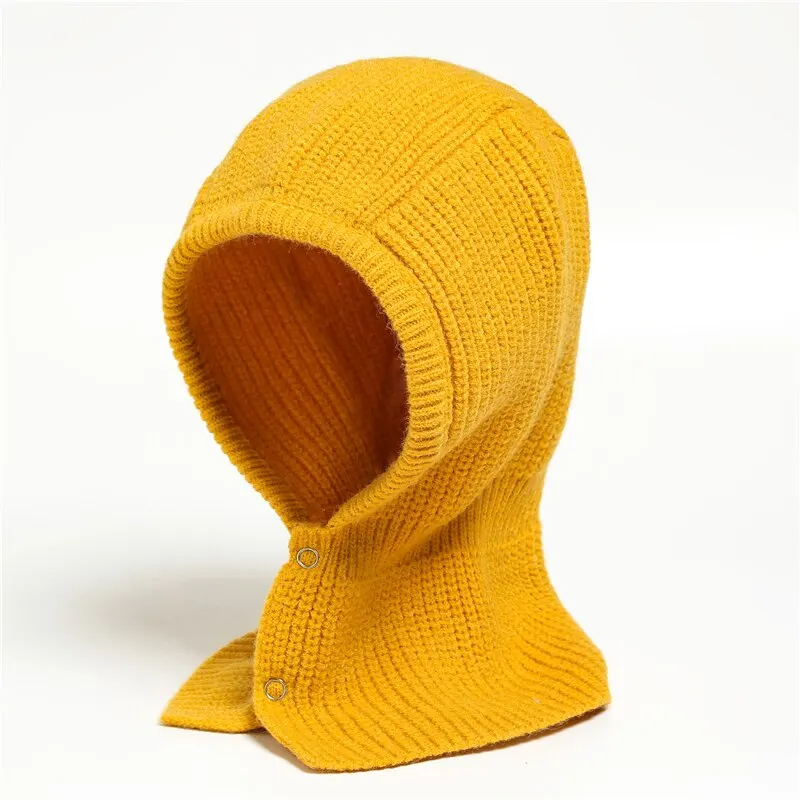 Solid-Women-Winter-Knitted-Cap-Pullover-Lady-Balaclava-Hat-Warm-Ring ...