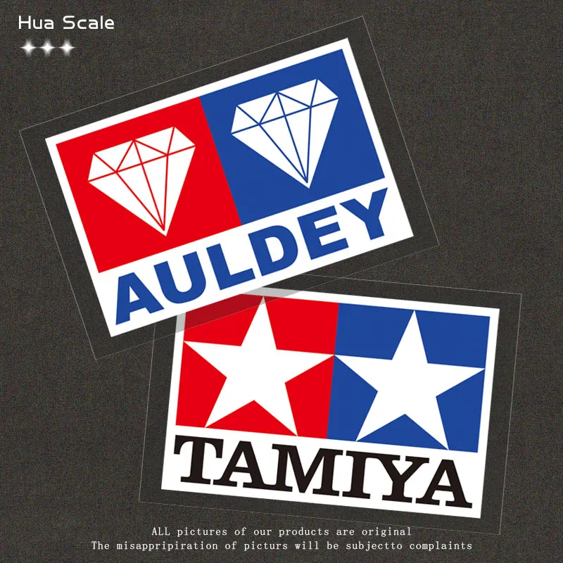 Car-double-diamond-double-star-modified-car-stickers-TAMIYA-cover ...