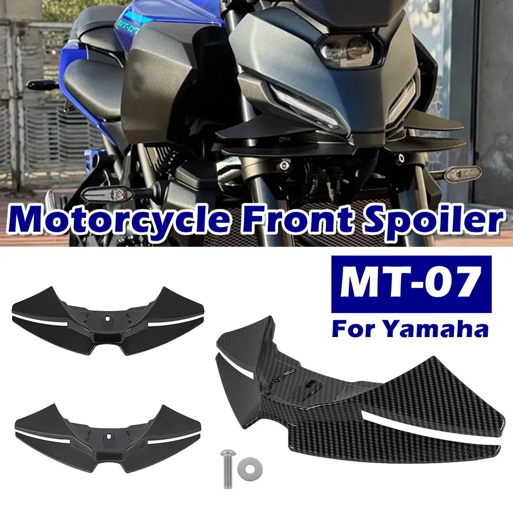 For Yamaha MT-07 MT07 MT 07 2025 GP WING Motorcycle Front Spoiler Lower ...