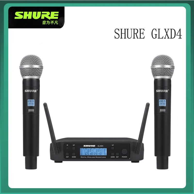 Original Shure Glxd4 Wireless Microphone Is A Professional Handheld Microphone Used For Studio ...