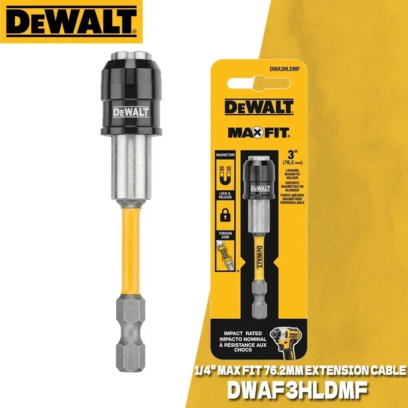 DEWALT 1/4'' Max Fit Hexagonal Magnetic Extension Cable 3" Lock ...