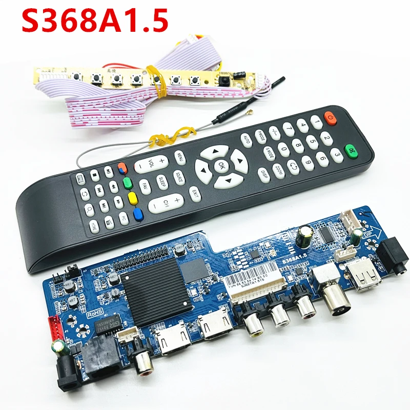 New-Android-TV-motherboard-S368A1-5-A53X4-Android-9-0-system-1G-8G ...