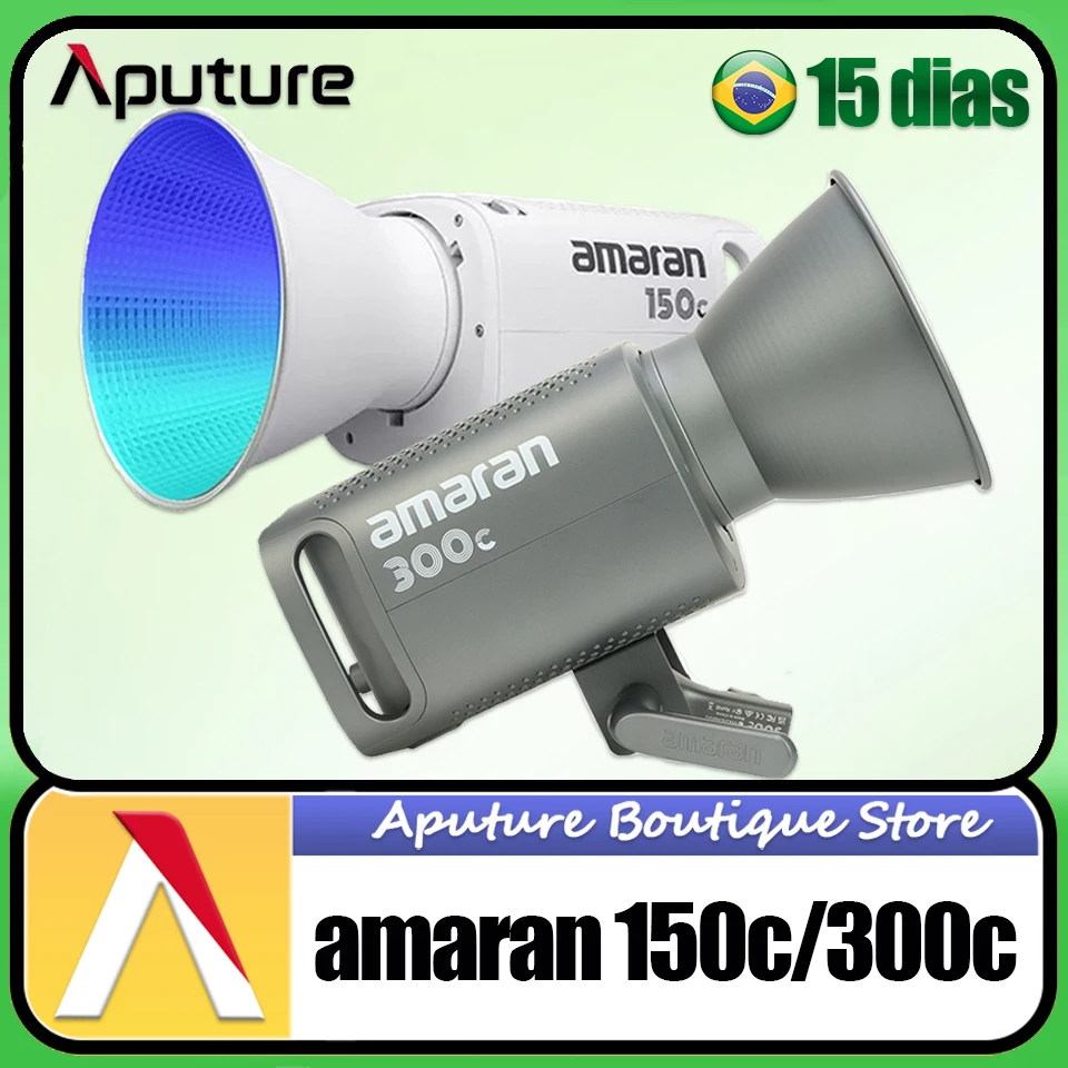 Aputure Amaran 300c /Amaran 150c 2500K a 7500K RGBWW Luz de Vídeo Colorida para Fotografia de ...