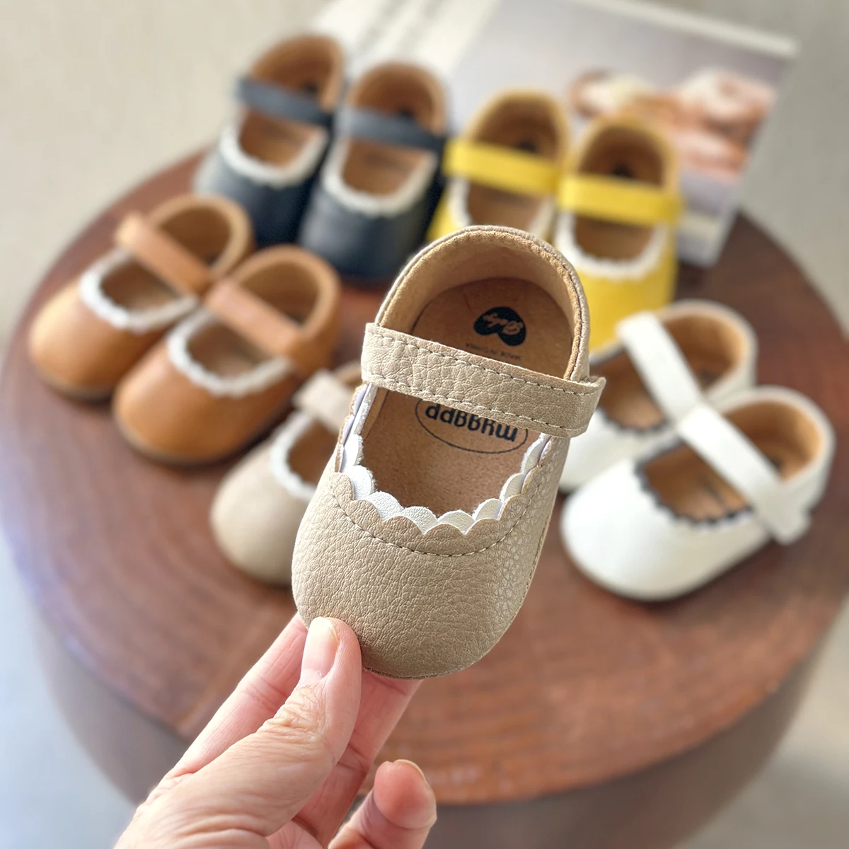 New-Baby-Shoes-Baby-Boy-Girl-Shoes-Leather-Rubber-Sole-Anti-slip ...