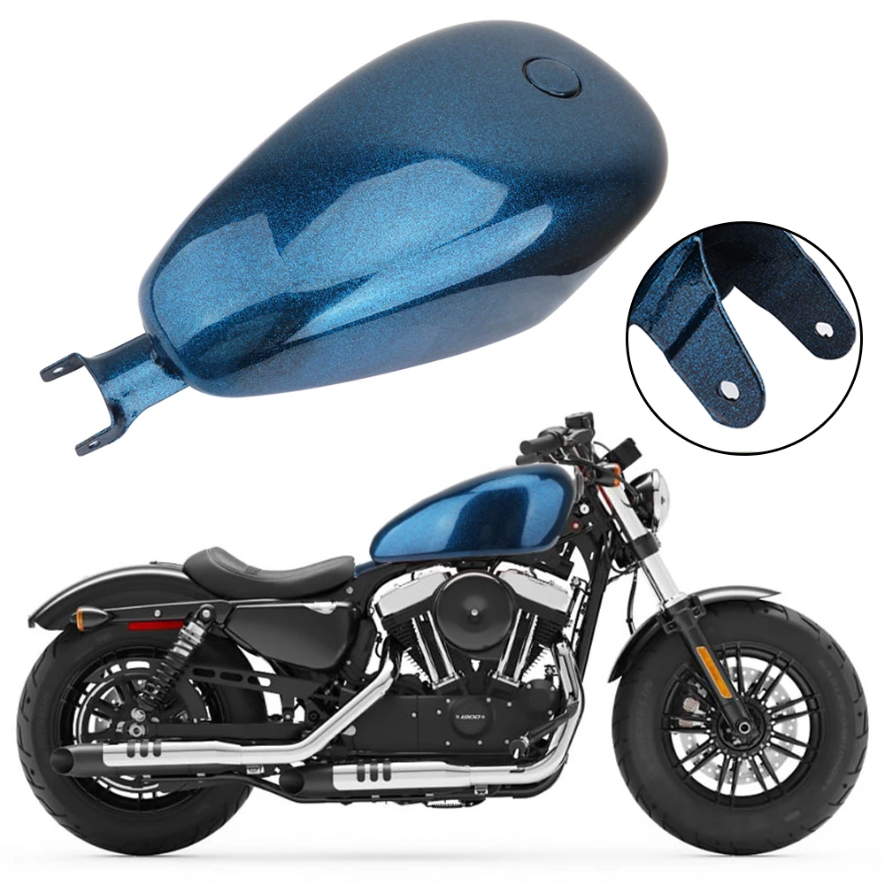 14-4L-Gallon-Fuel-Tank-Crude-Steel-EFI-Gas-Tank-Forty-eight-For-Harley ...