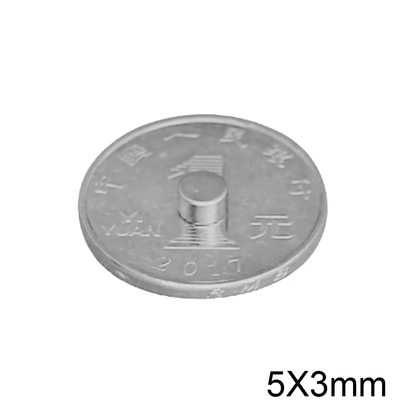20 800PCS 5x3 mm Small Round Powerful Magnet 5mmx3mm Sheet Neodymium