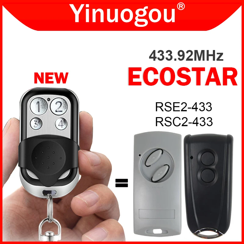 HORMANN-ECOSTAR-RSC2-RSE2-433-MHz-Garage-Door-Gate-Remote-Control-433 ...