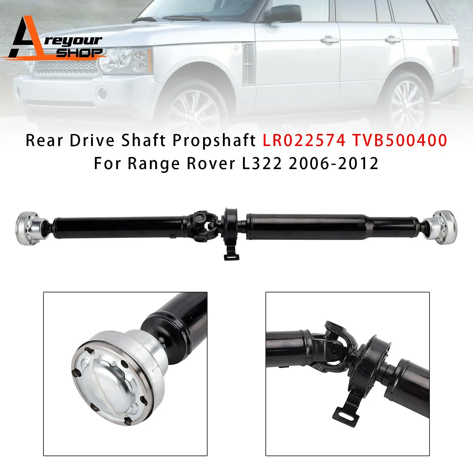 Rear Drive Shaft Propshaft LR022574 TVB500400 for Range Rover L322 2006 ...