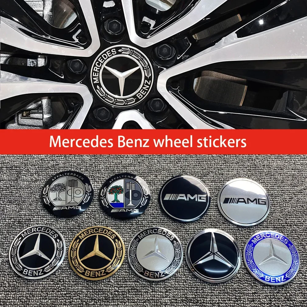 4pcs-3D-56mm-65mm-75mm-For-Mercedes-Benz-Car-emblem-Wheel-hub-Center ...