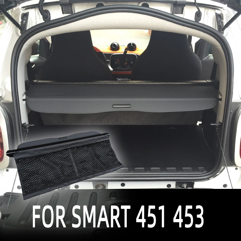 Car Rear Trunk Cargo Cover For Smart 451 Fortwo 2009-2014 453 Fortwo ...