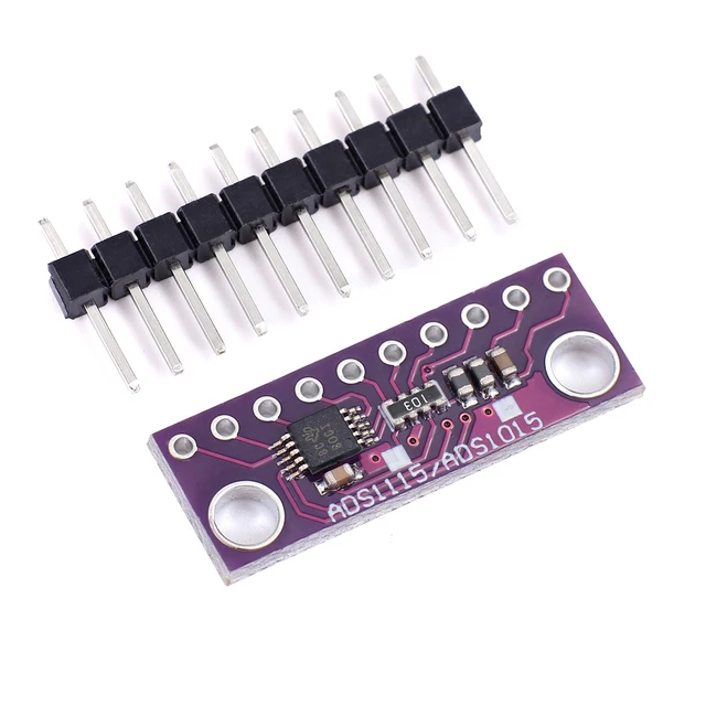 I2C ADS1115 16 Bit ADC 4 channel Module with Programmable Gain ...
