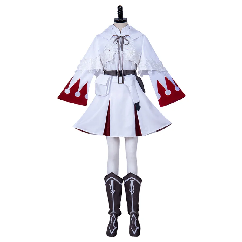 Final-Fantasy-XIV-14-White-Mage-Cosplay-Costume-White-Mage-Robe-Cape ...