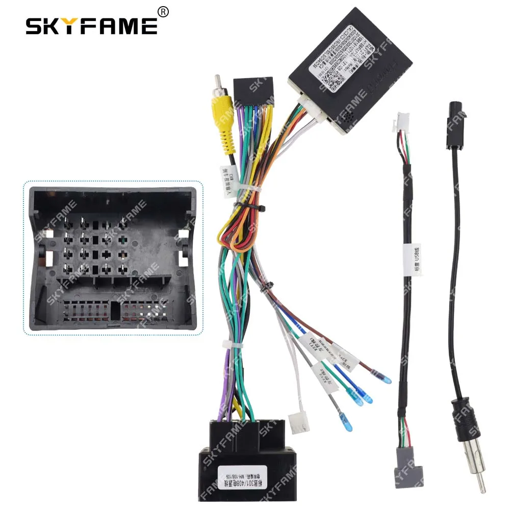 Hiworld Car Android 16pin Wiring Harness Cable Adapter With Canbus Box ...