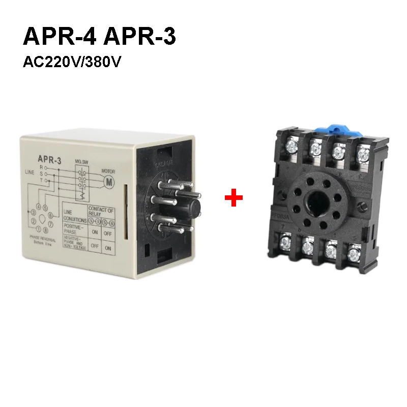 APR-4-APR-3-Anti-phase-Loss-Reverse-Relay-Phase-Sequence-Protector ...