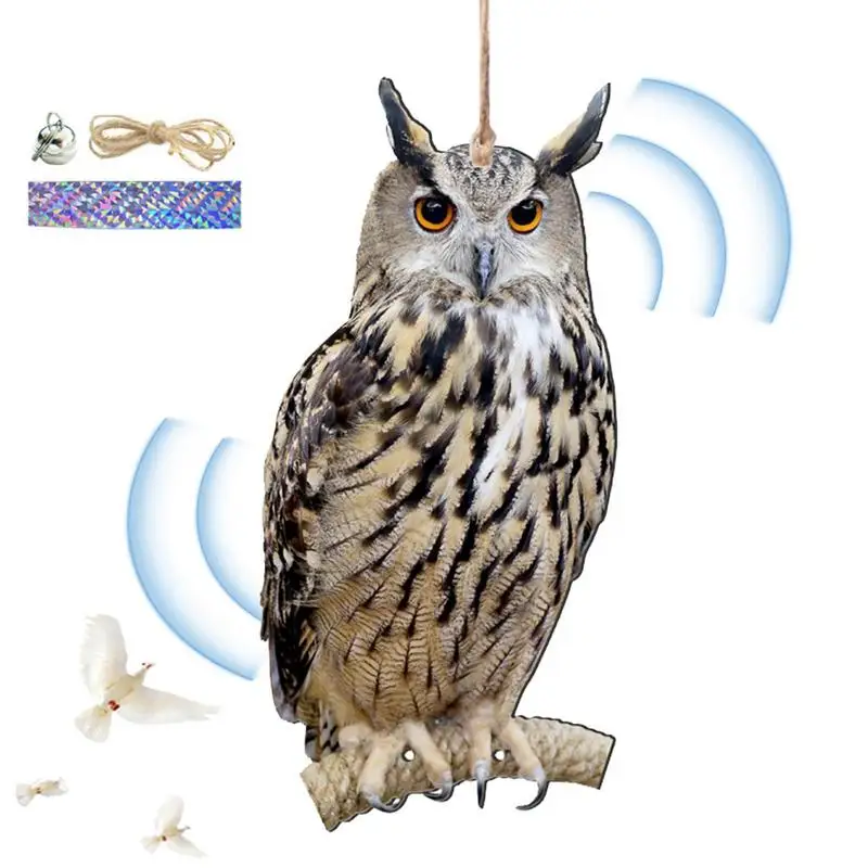 1-Pcs-Creative-Bird-Repel-Owl-Scarecrow-Simple-Owl-Wind-Chime-Durable ...