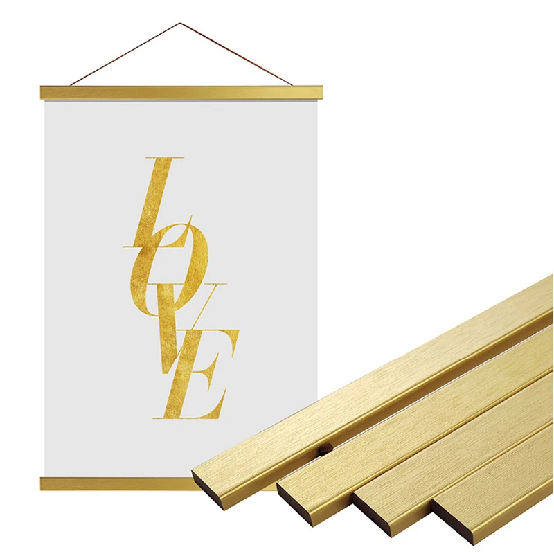Magnetic-Natural-Wood-Poster-Frame-Photo-Hangers-Hanging-Kit-for ...