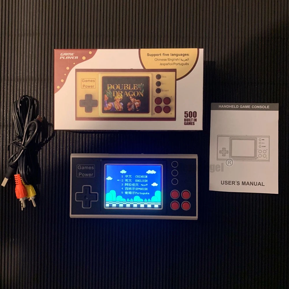 3-0-Inch-Classic-Video-Game-Console-Built-in-500-Games-Mini-Portable ...