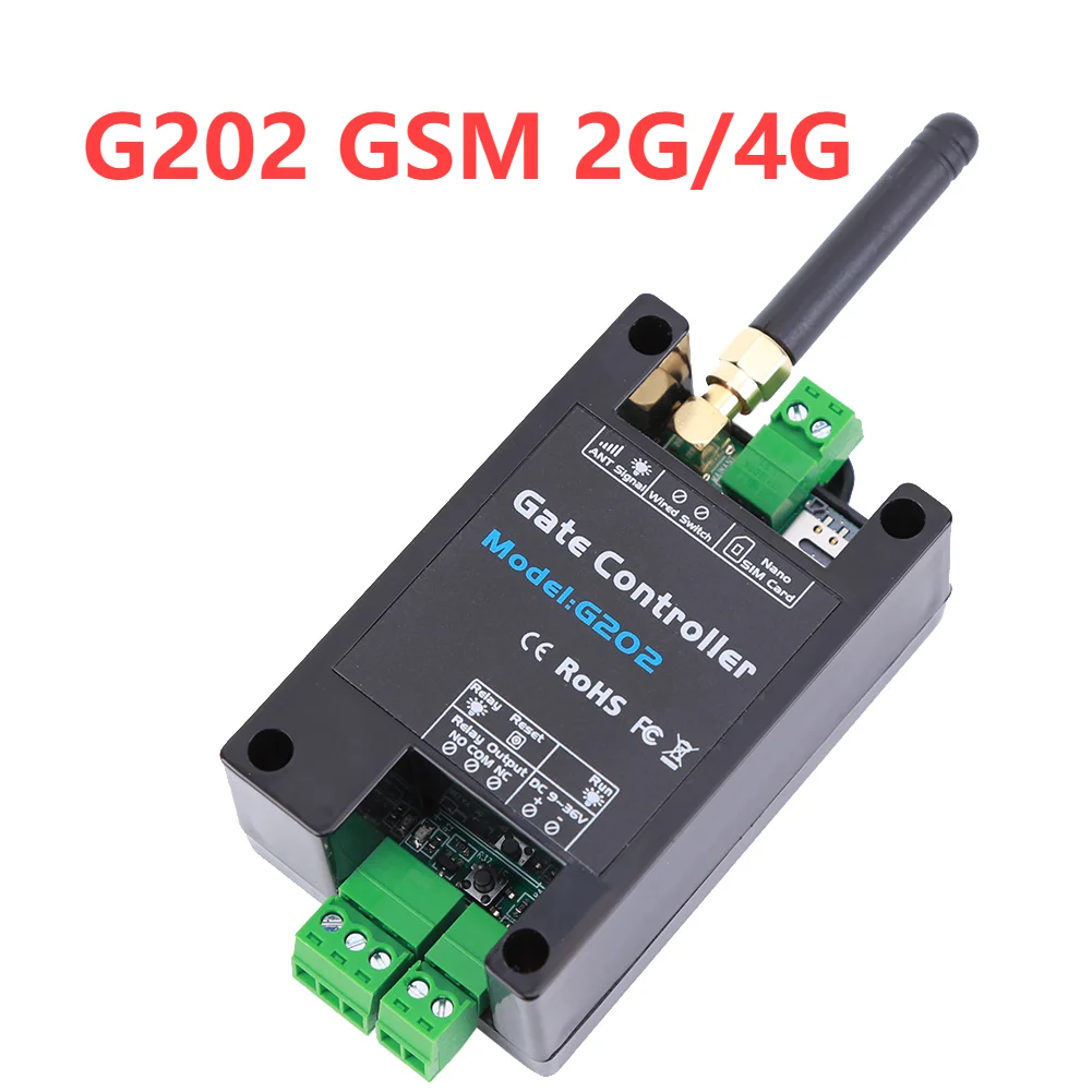 G202-GSM-2G-4G-Gate-Door-Opener-Relay-Switch-Wireless-Electric-Gate ...