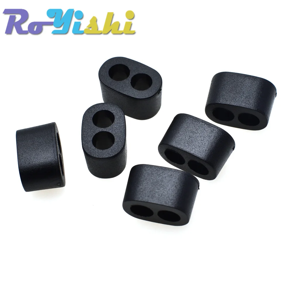 10 Pcs/Pack 4.5mm 2 Holes Rope Connecter Slider Clip Cord End Lock ...